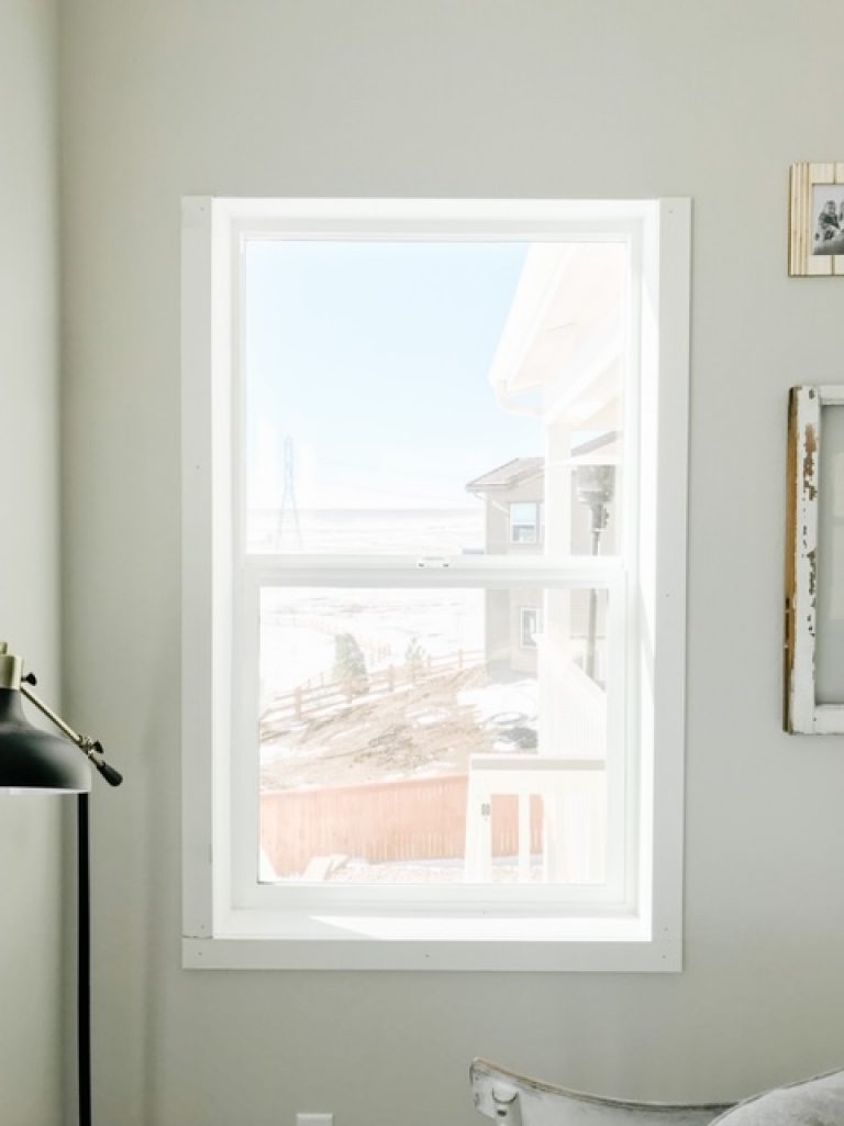 How To Make DIY Window Casings - Sprucing Up Mamahood