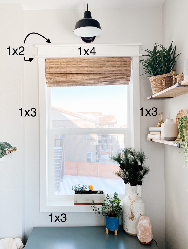 How To Make DIY Window Casings - Sprucing Up Mamahood
