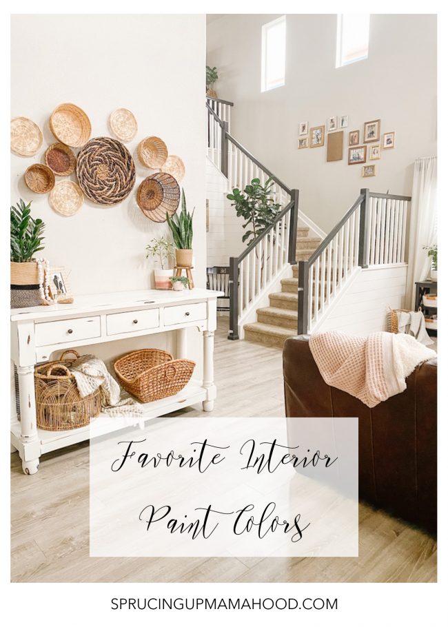 Rachel's Paint Colors - Sprucing Up Mamahood