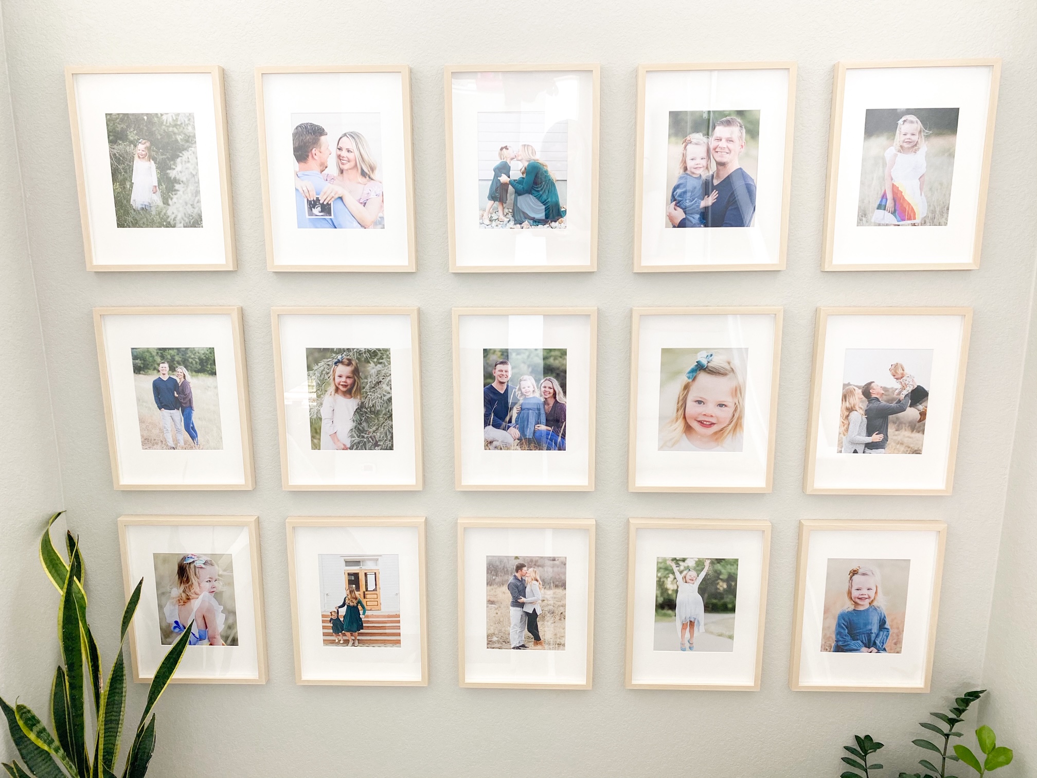 Symmetrical Gallery Wall - Sprucing Up Mamahood