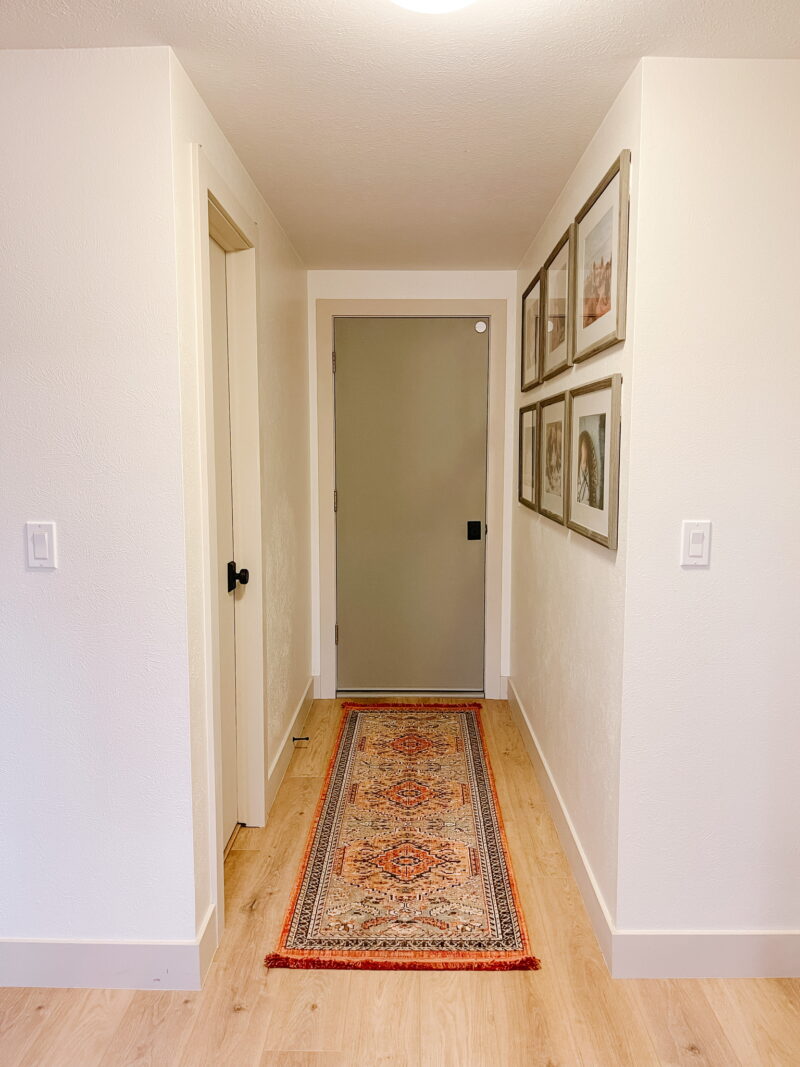 Colorful Beadboard Wainscoting at our Small Mudroom - Sprucing Up Mamahood