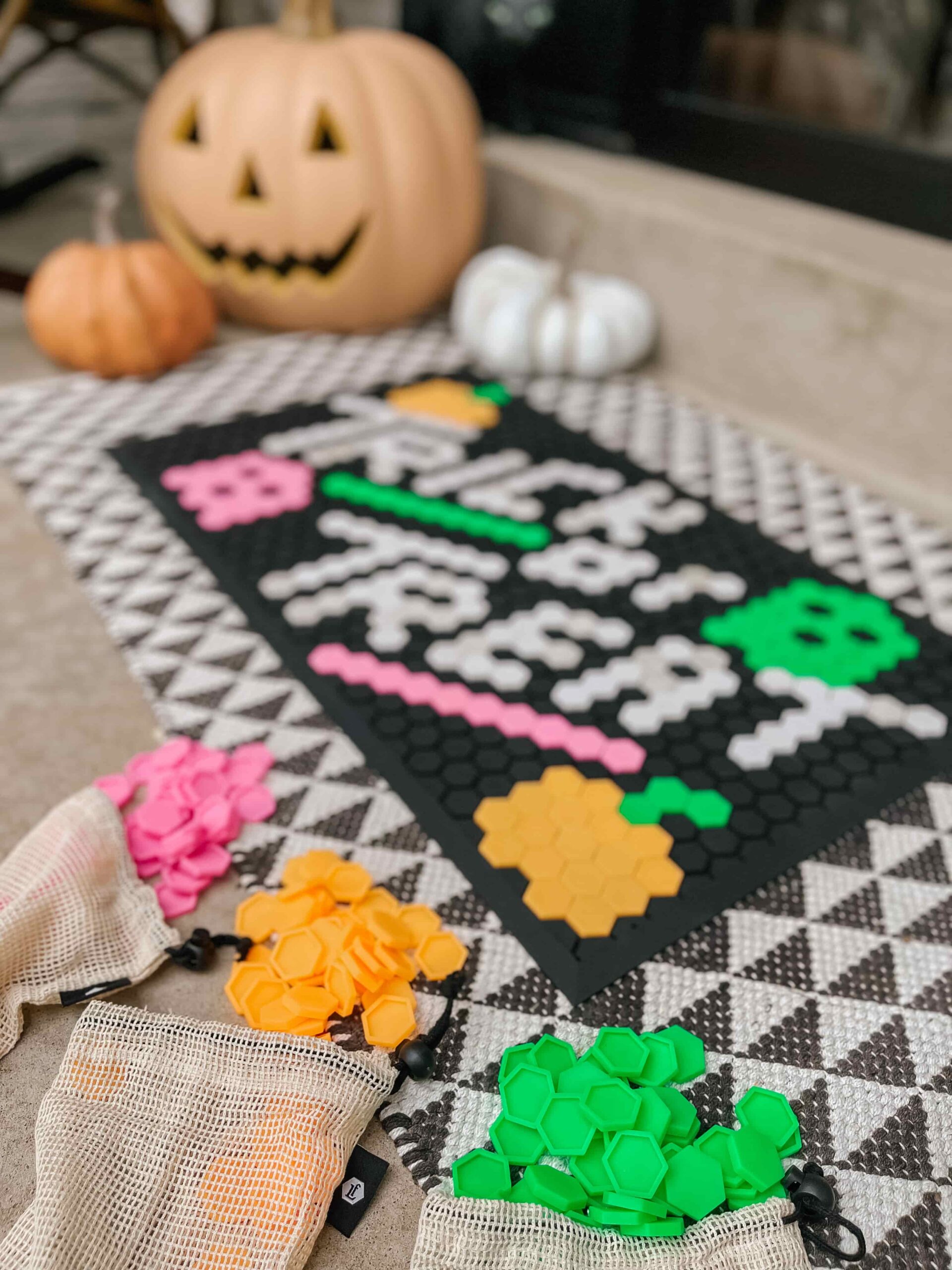 Letterfolk Tile Mat Halloween Design Ideas - Sprucing Up Mamahood