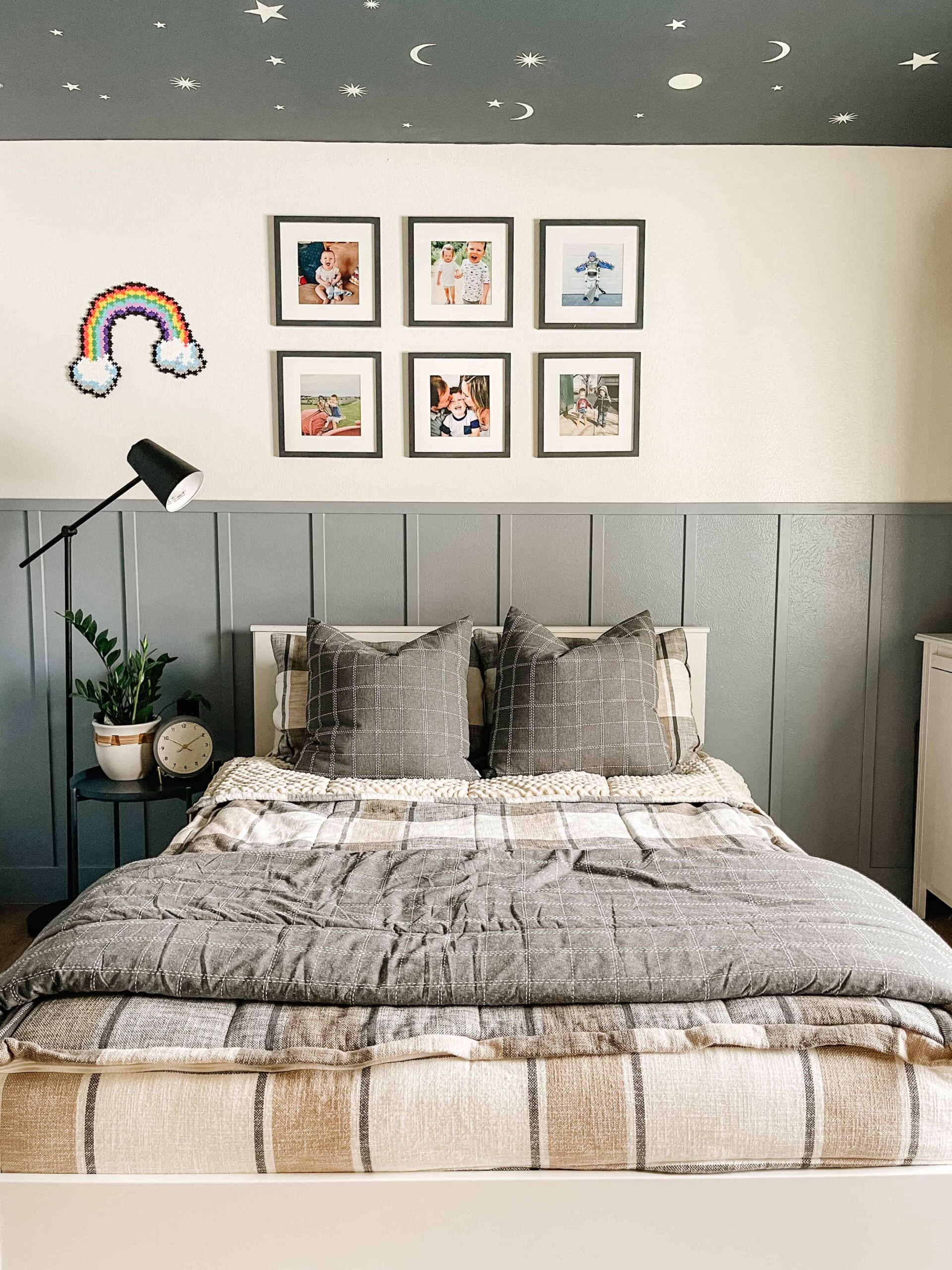 Boy Bedroom Makeover with Simple DIY Board and Batten - Sprucing Up ...