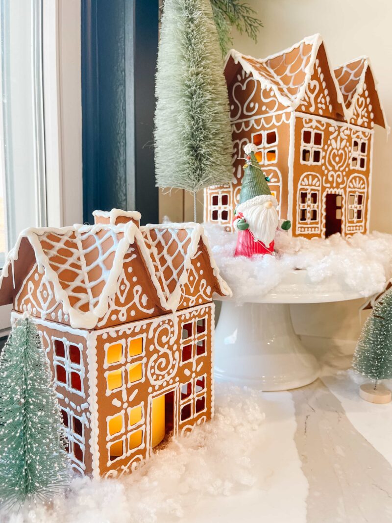 Easy DIY Gingerbread House Decor: Budget-Friendly Holiday Craft ...