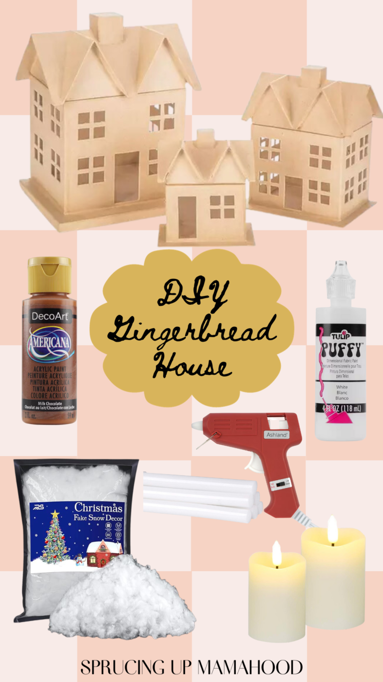 Easy DIY Gingerbread House Decor: Budget-Friendly Holiday Craft ...