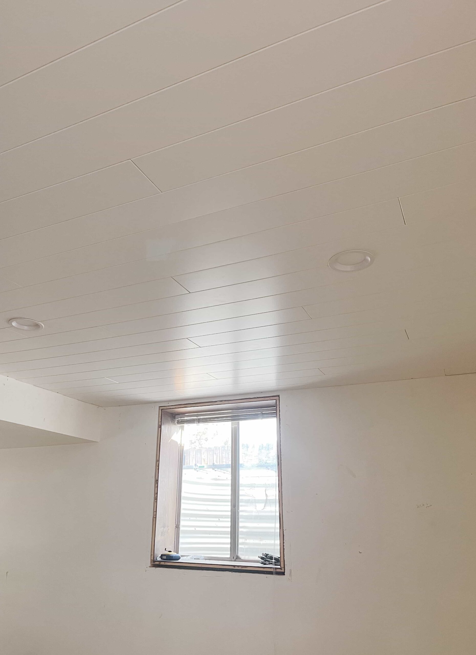 Easy Way to Update a Drop Ceiling - Sprucing Up Mamahood