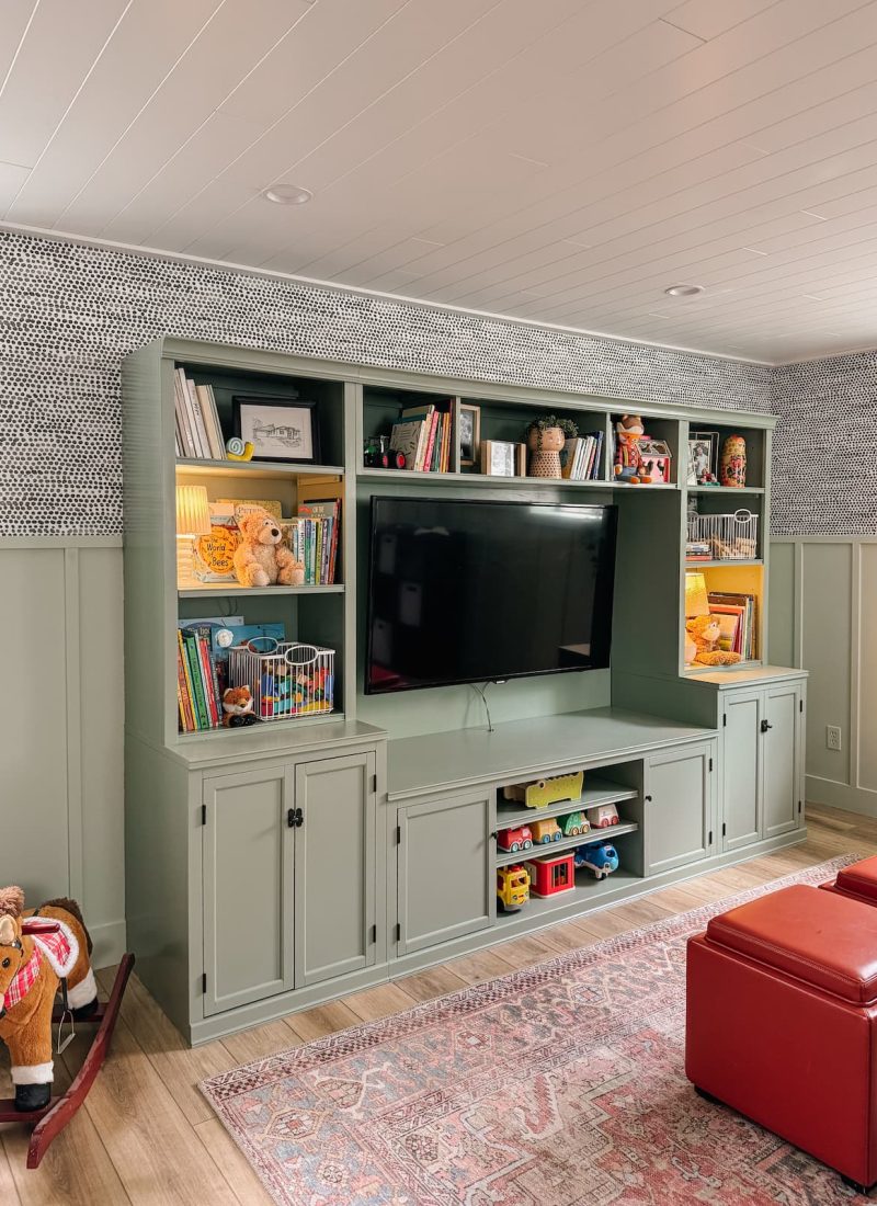 Our Basement Playroom Makeover - Cost Breakdown & All the Details ...